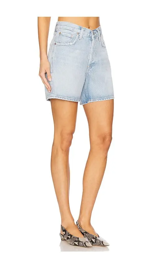 AGOLDE V-waist Denim Shorts