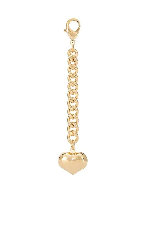Maison Irem Sugar Heart Bag Charm - Gold