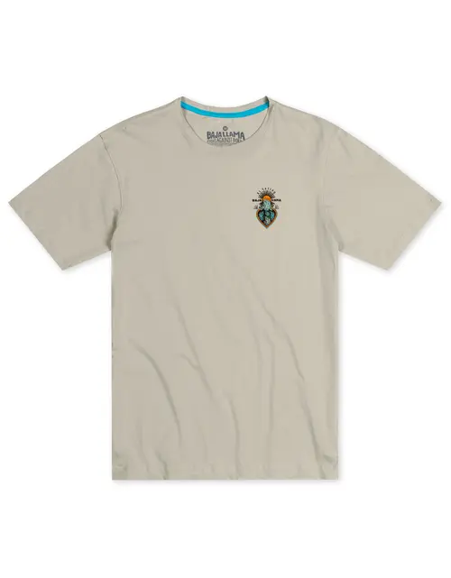 BAJA LLAMA Agave El Sativo Primo Graphic Tee - Cream