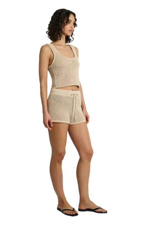 Onia Crochet Knit Scoop Tank