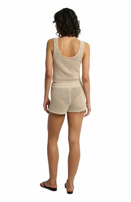 Onia Crochet Knit Scoop Tank