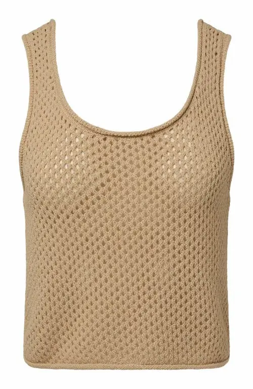 Onia Crochet Knit Scoop Tank