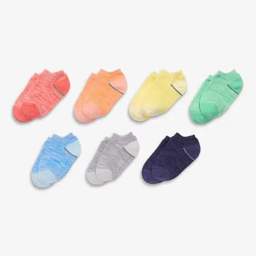 PRIMARY Space-dyed Ankle Sock 7-pack