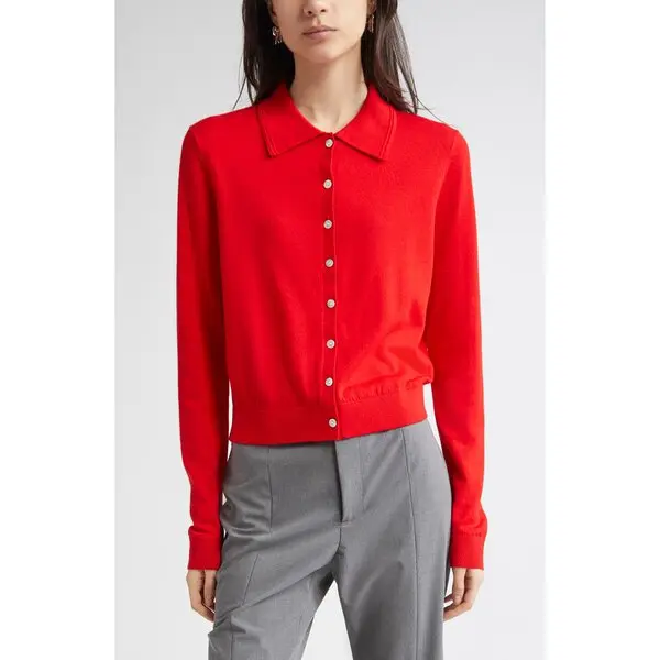 Sandy Liang Summers Merino Wool Cardigan