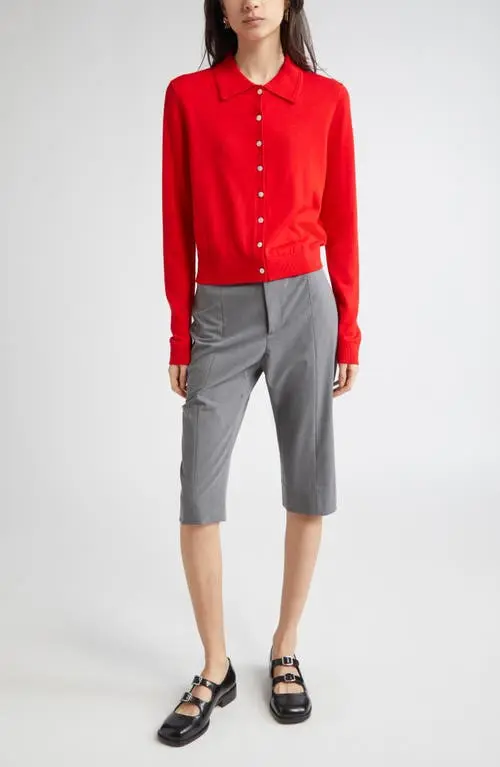 Sandy Liang Summers Merino Wool Cardigan