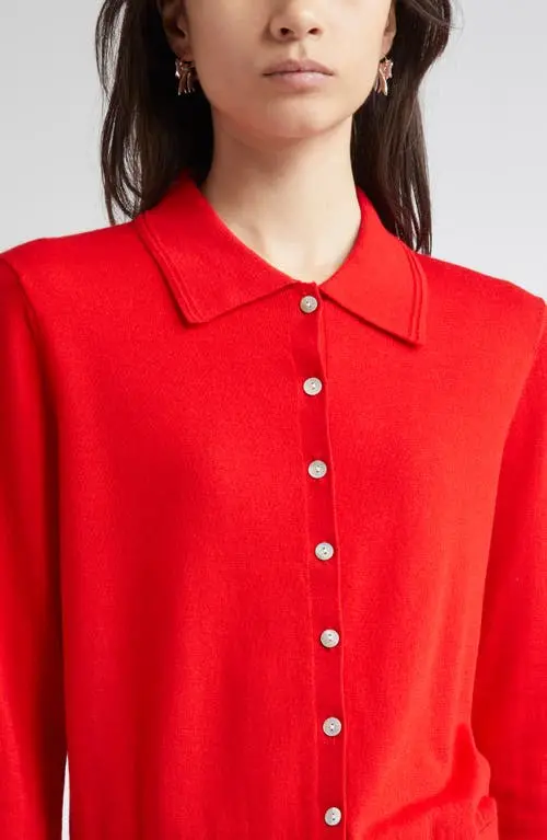 Sandy Liang Summers Merino Wool Cardigan