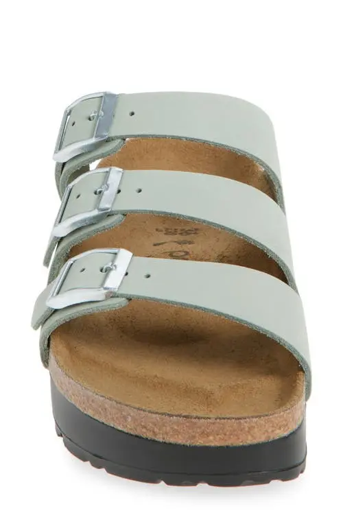 BIRKENSTOCK Florida Flex Platform Slide Sandal - Pure Sage