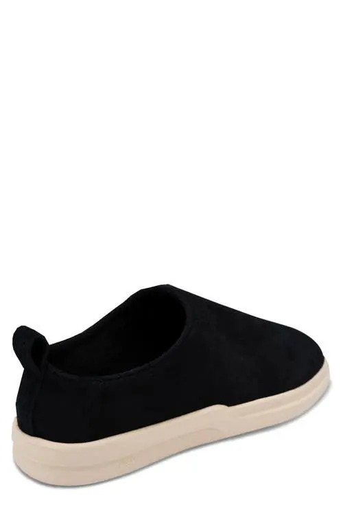 LUSSO CLOUD Gehry Suede Clog - Jet Black /shortbread