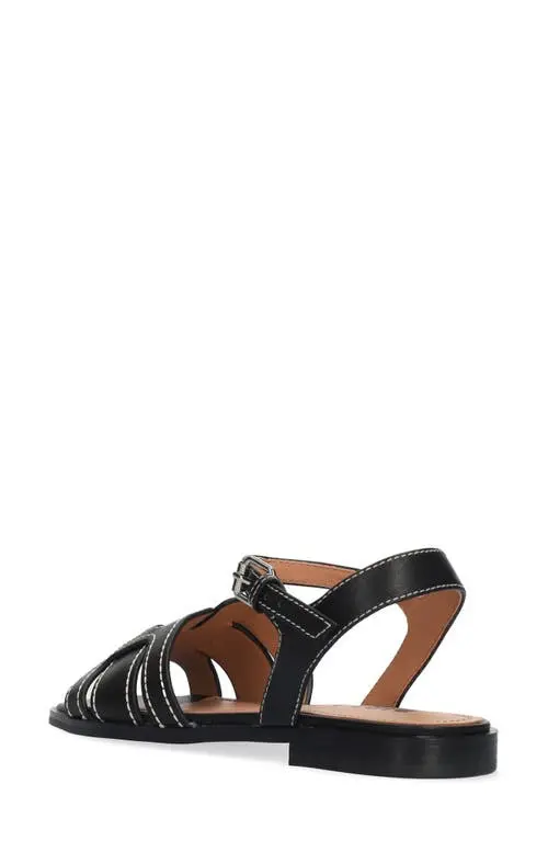 BIBI LOU Holly Ankle Strap Sandal - Black