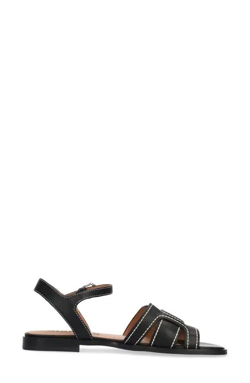 BIBI LOU Holly Ankle Strap Sandal - Black