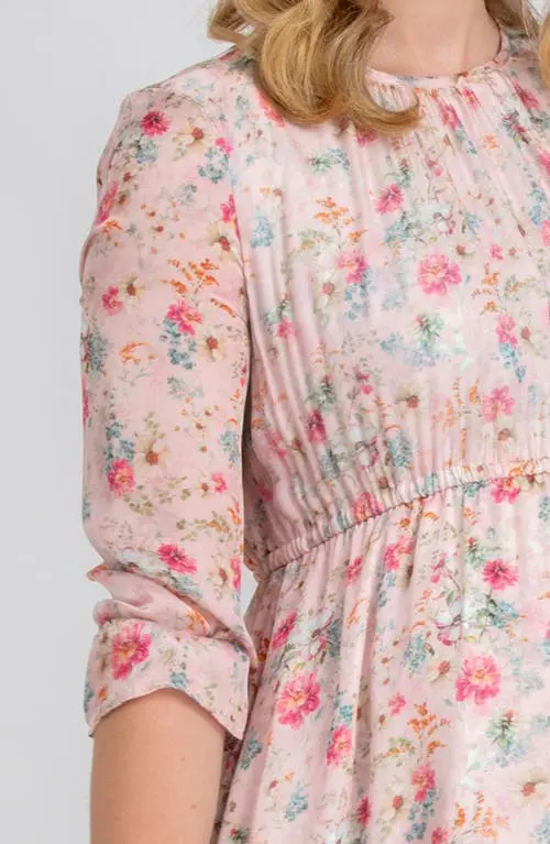 PIETRO BRUNELLI Floral Chiffon Maxi Dress