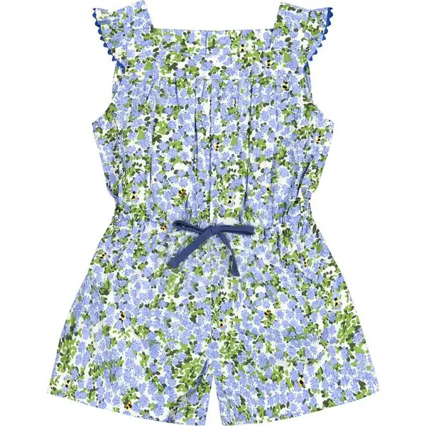 Busy Bees Gwynnie Romper - Blue Hydrangea