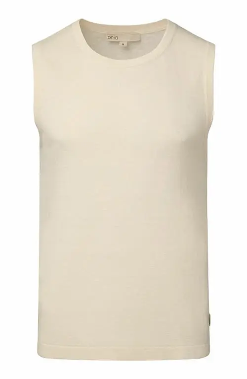 Onia Linen Sweater Tank