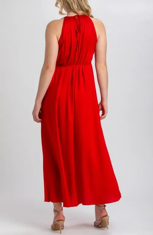 PIETRO BRUNELLI Sleeveless Satin Dress