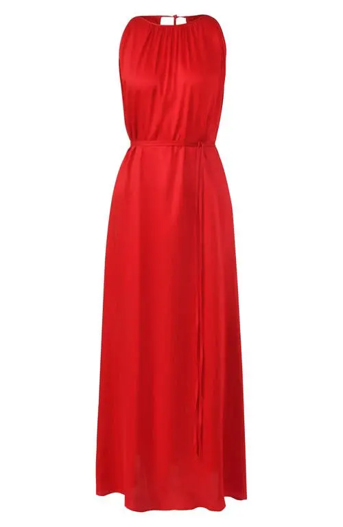 PIETRO BRUNELLI Sleeveless Satin Dress