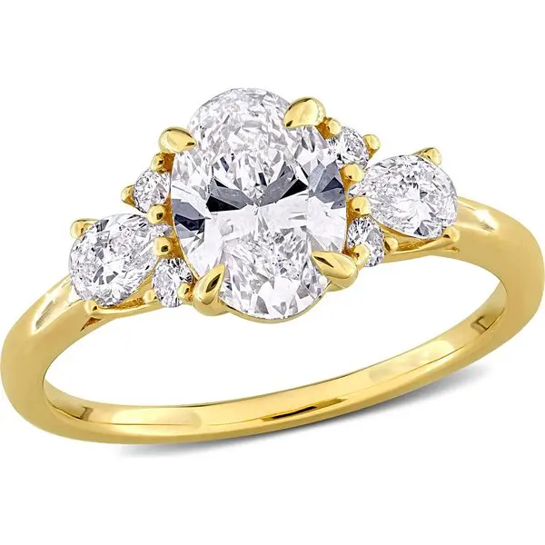 JULIANNA B. 1-3/4 Ctw Lab-grown Diamond 14k Ring - Yellow Gold