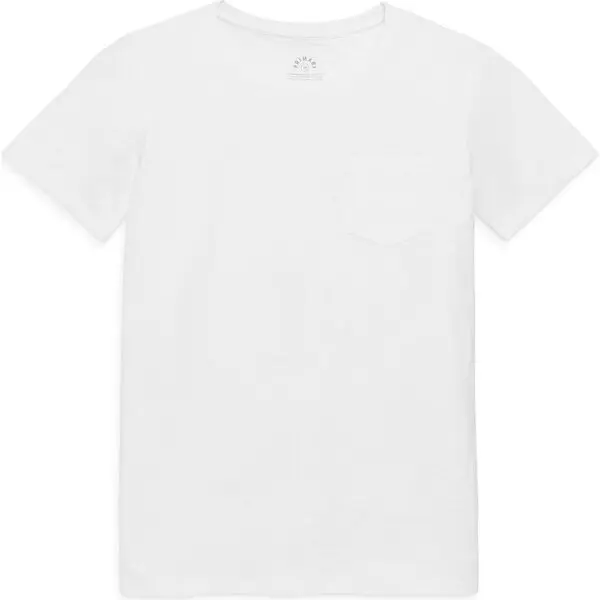 PRIMARY Slub Pocket Tee - White