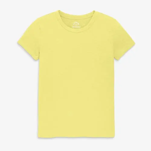 PRIMARY Classic Slub Crewneck Tee - Buttercup