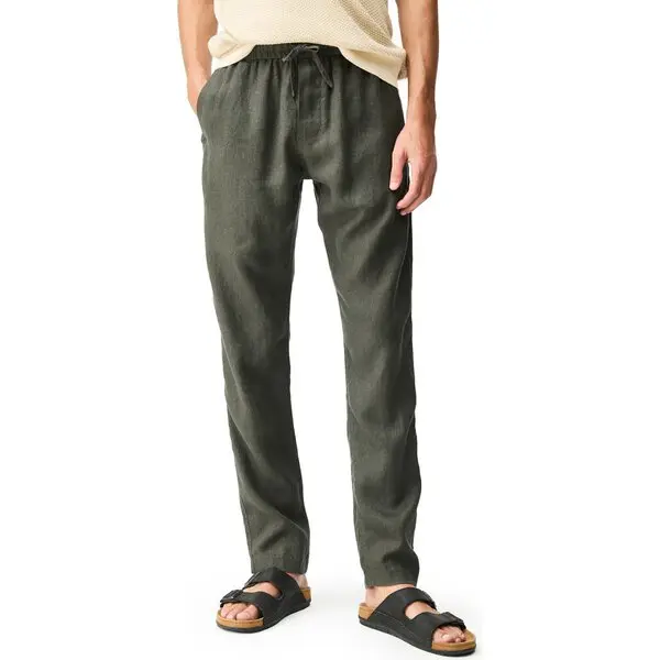 Rodd & Gunn Linen Resort Pants - Bayleaf
