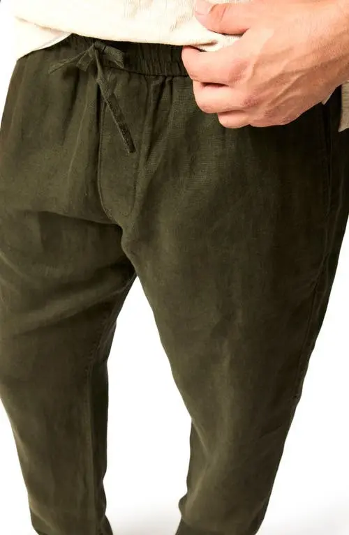 Rodd & Gunn Linen Resort Pants - Dark Olive