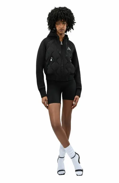 ALPENHAUS Sorlin Hybrid Insulated Bomber Jacket - Black