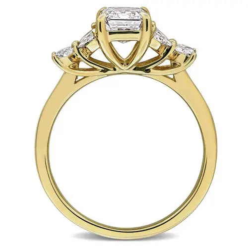 JULIANNA B. Lab-grown Diamond Cluster Ring 14k