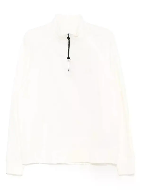 C.P. COMPANY Light Fleece Sweatshirt - White