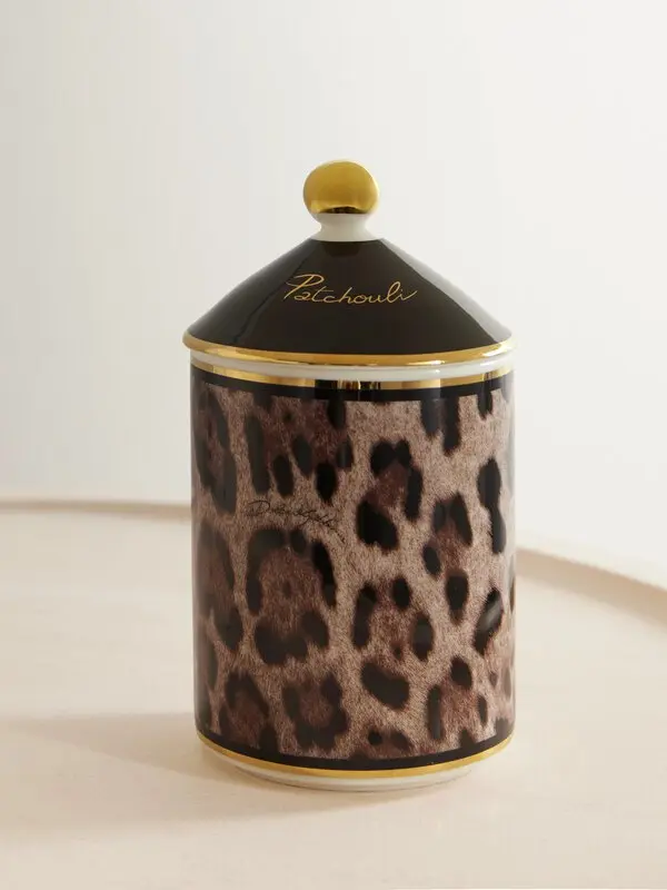 Dolce & Gabbana Patchouli Scented Candle, 340g - Animal Print