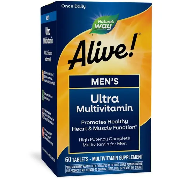 NATURE'S WAY Alive! Once Daily Multi 60 Tablets - One-color