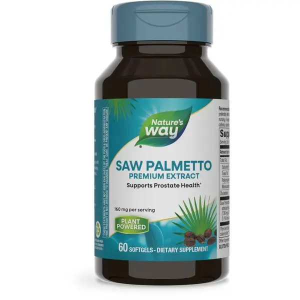 NATURE'S WAY Saw Palmetto Standardized 60 Softgels - One-color