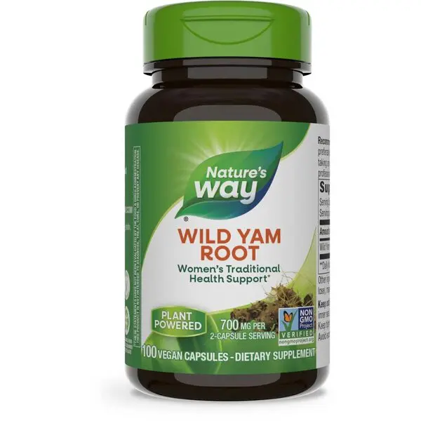NATURE'S WAY Wild Yam Root 100 Capsules - One-color