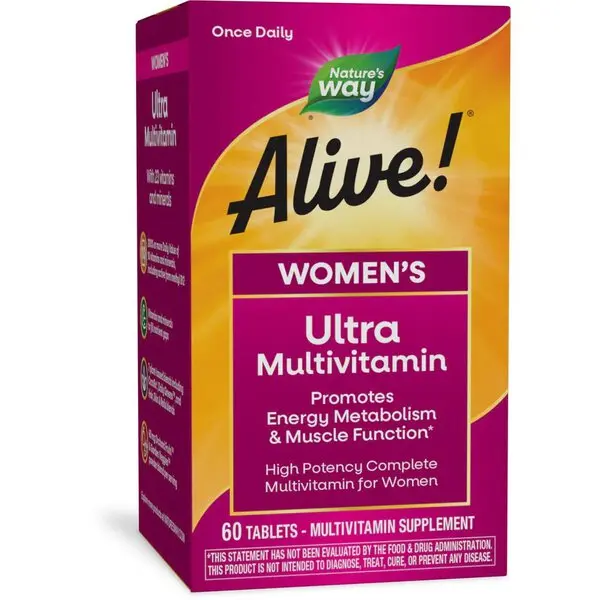 NATURE'S WAY Alive! Once Daily Multi 60 Tablets - One-color