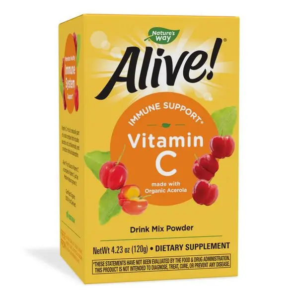 NATURE'S WAY Alive! Organic Vitamin C Powder 120 Grams - One-color
