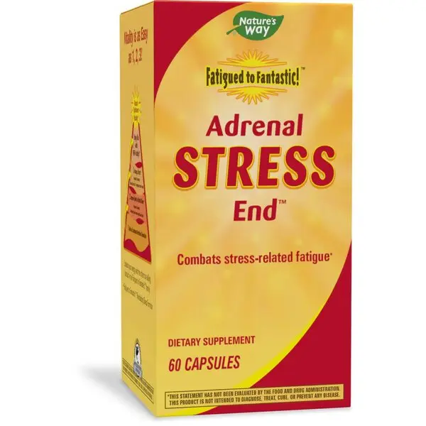 NATURE'S WAY Fatigued To Fantastic! Adrenal Stress End 60 Capsules - One-color