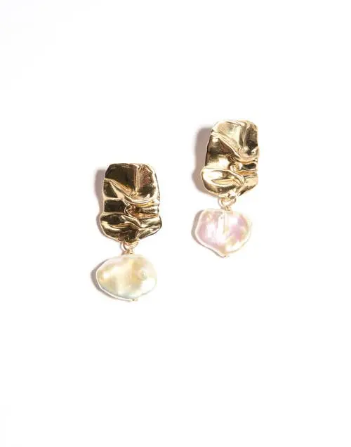 ODETTE NEW YORK Pearl Fender Earrings
