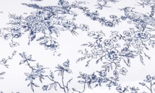 PETITE PLUME Timeless Toile Cotton Percale Duvet Cover & Shams Set