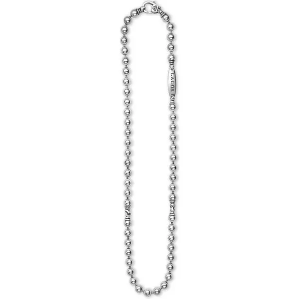 Lagos Sterling 8mm Ball Chain Necklace - Silver