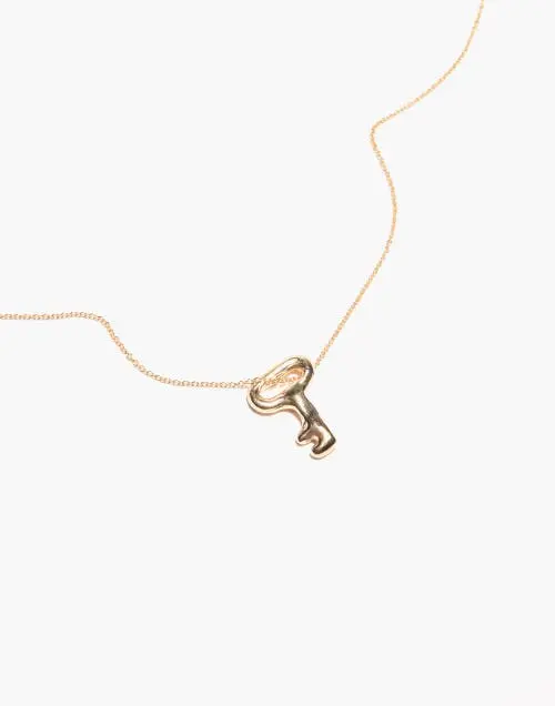 ODETTE NEW YORK Key Pendant Necklace - Brass