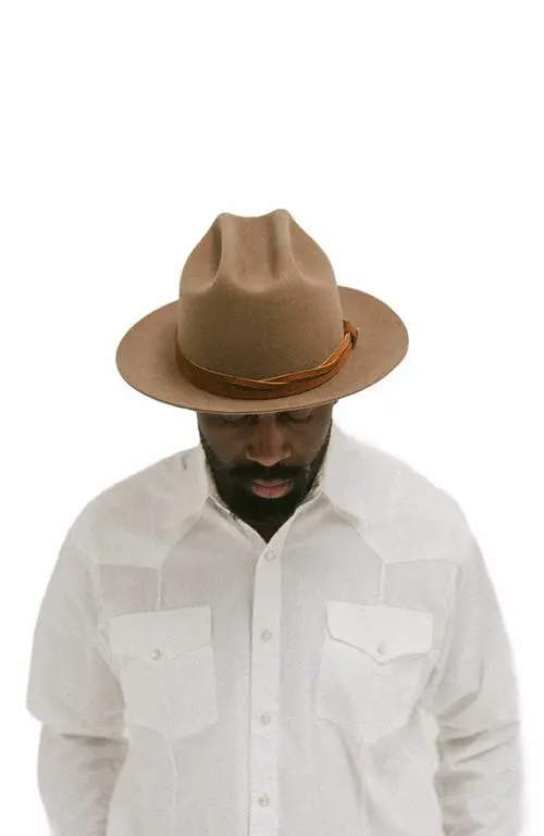 TWO ROADS HAT CO. Elliston Rancher Fedora - Brown