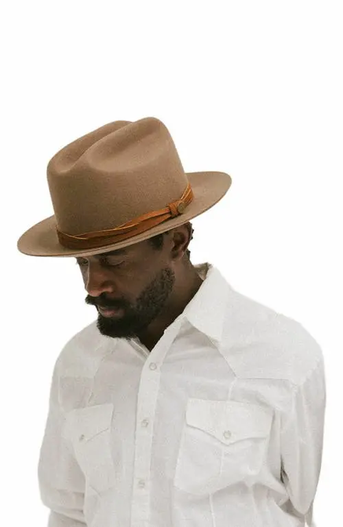 TWO ROADS HAT CO. Elliston Rancher Fedora - Brown