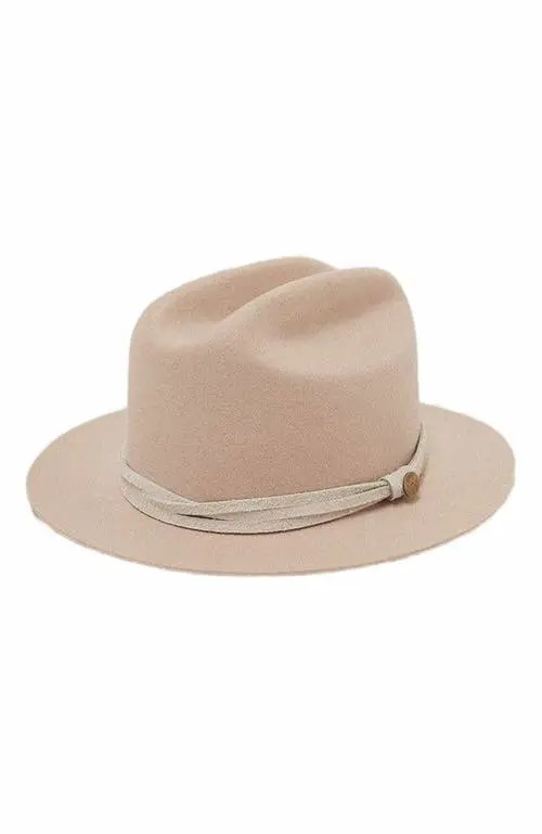 TWO ROADS HAT CO. Elliston Rancher Fedora - Ivory