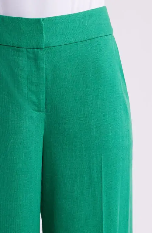 TAHARI ASL Wide Leg Trousers - Clover
