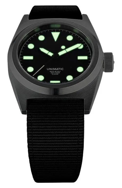 UNIMATIC Modello Due Automatic Strap Watch