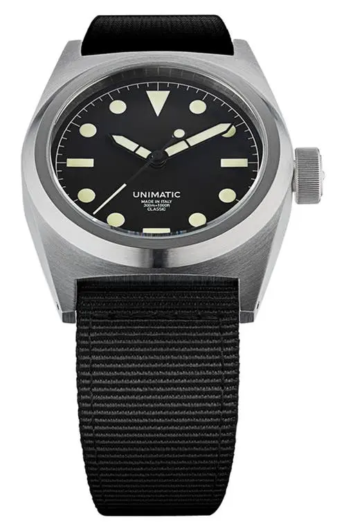UNIMATIC Modello Due Automatic Strap Watch
