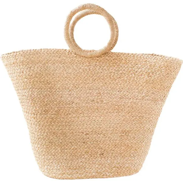 INDEGO AFRICA Raffia Tote Bag - Natural