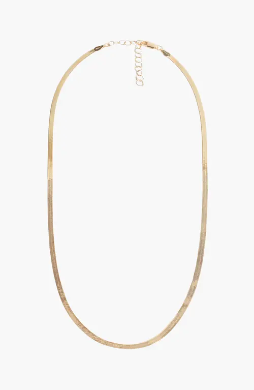 KINN Carter Herringbone Chain Necklace - 18-20 Inch