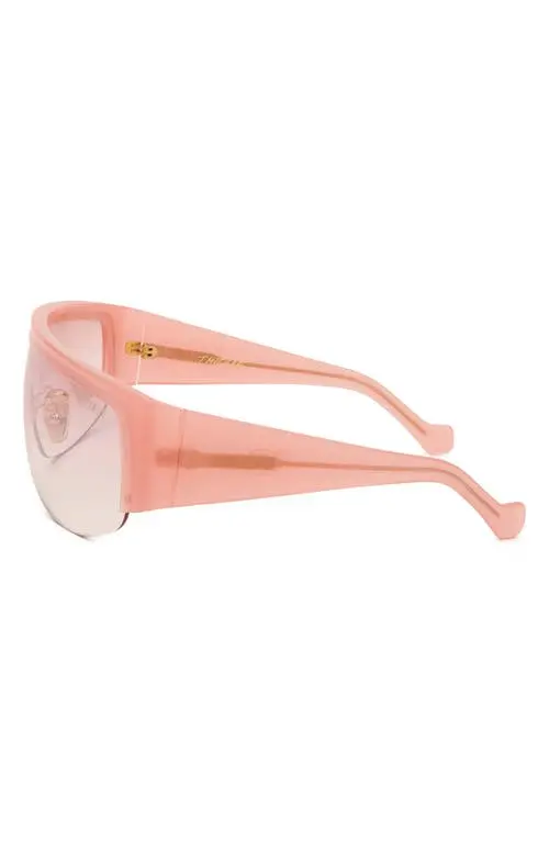 Dezi Thique Oversize Shield Sunglasses - Thique Peach/peach Faded