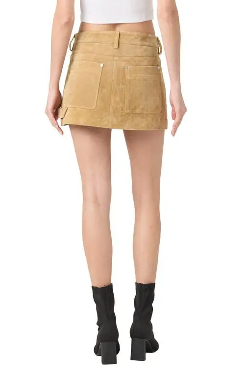 Blanknyc Suede Mini Skirt