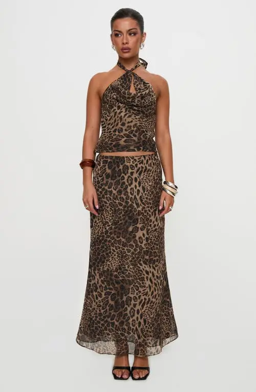 strapless open back dress Halo Bias Mini Dress Leopard