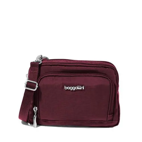 BAGGALLINI Trifecta Rfid Wallet Crossbody Bag - Jam